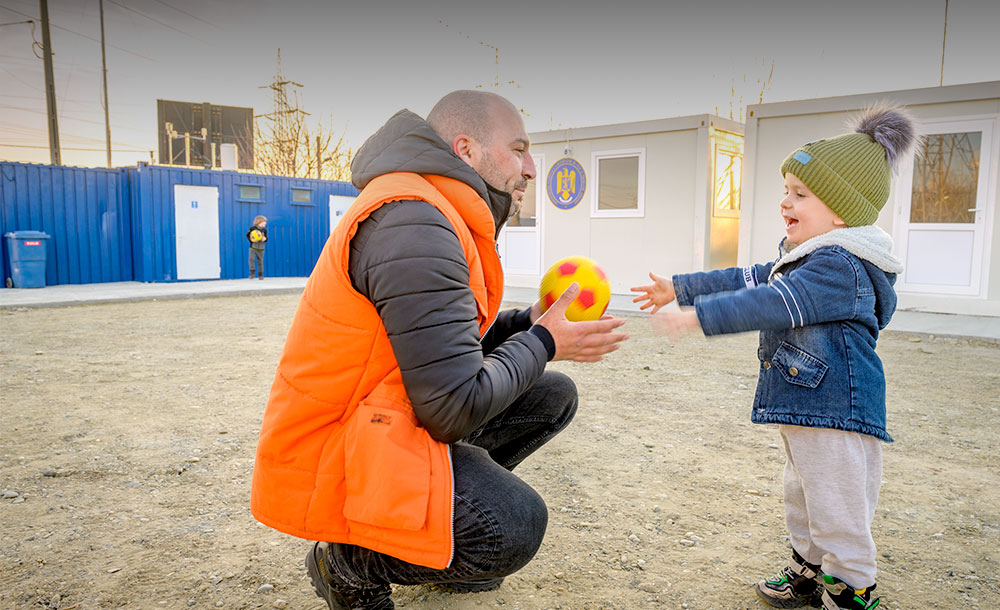 Refugee children forced to leave everything behind